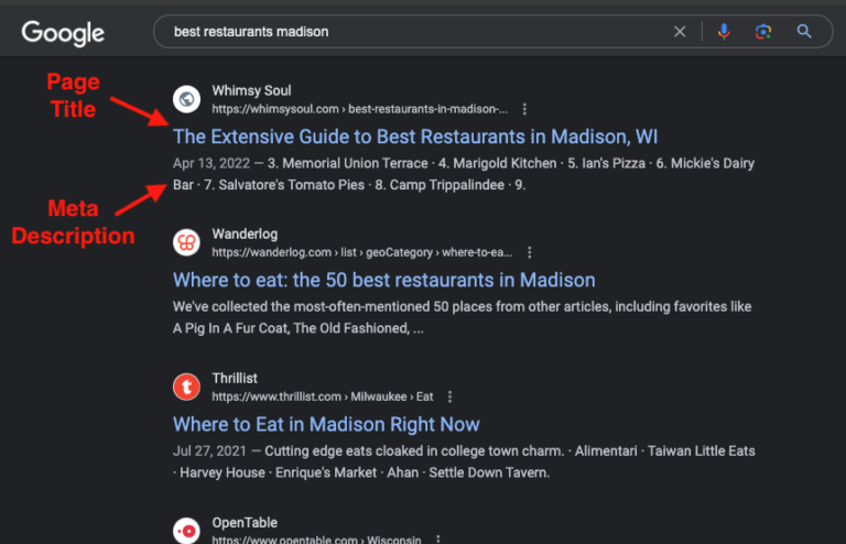 Can We Talk Page Titles and Meta Descriptions for SEO?